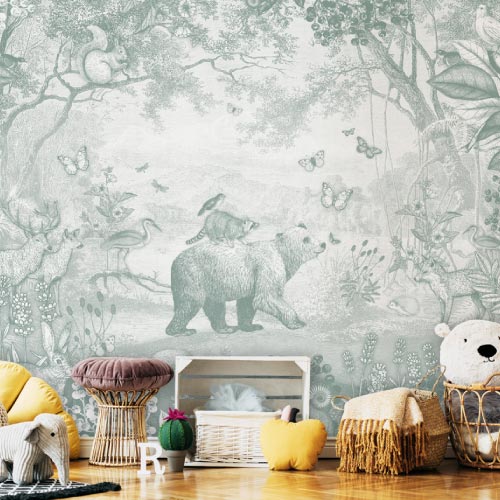 Kinderkamer behang | Kinderkamerstylist